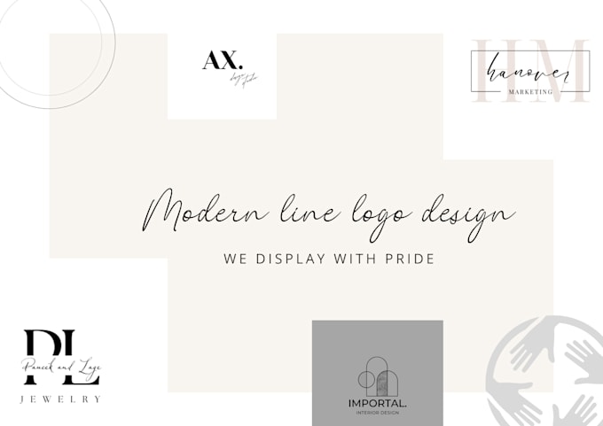 Design modern minimalist logo by Logosbyax | Fiverr