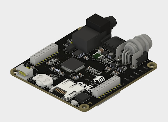 Design a pcb layout and schematics with 3d mockup by Ginjodesigns | Fiverr