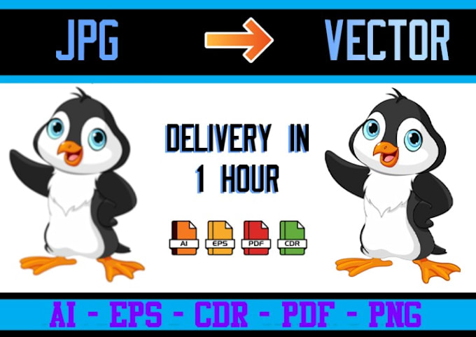 Make creative raster to vector image by Ahdesignerr | Fiverr