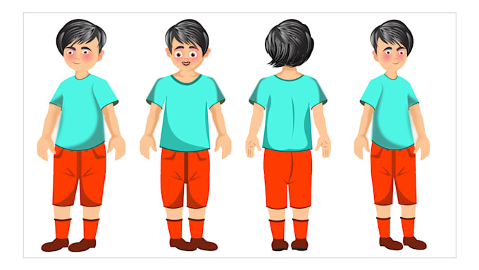 Draw an awesome 2d character in illustration by Dulalmiah1 | Fiverr