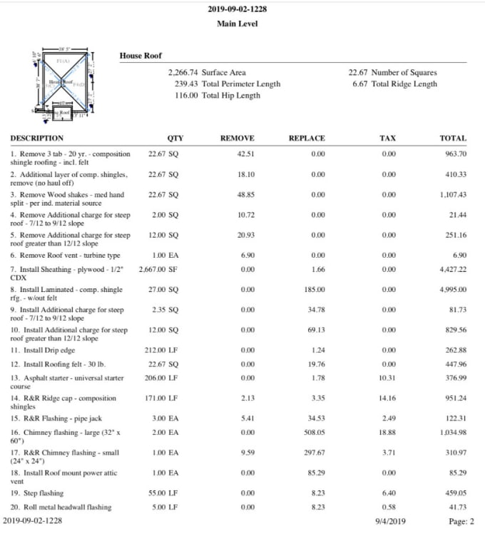 Sketch and write your xactimate estimate in 6 hours by Xactimate_write ...