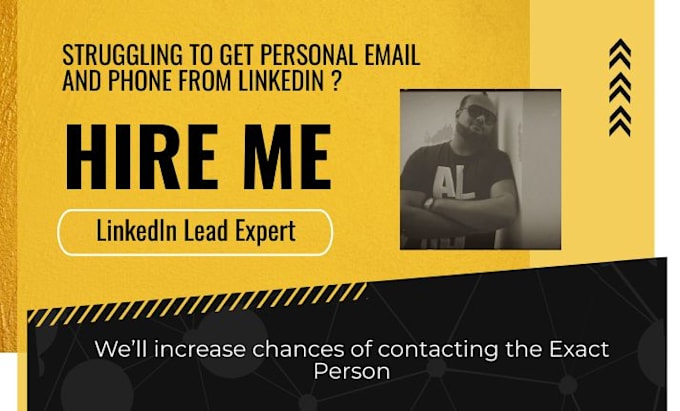Provide email of any linkedin profile you need by Fawzan1986 | Fiverr