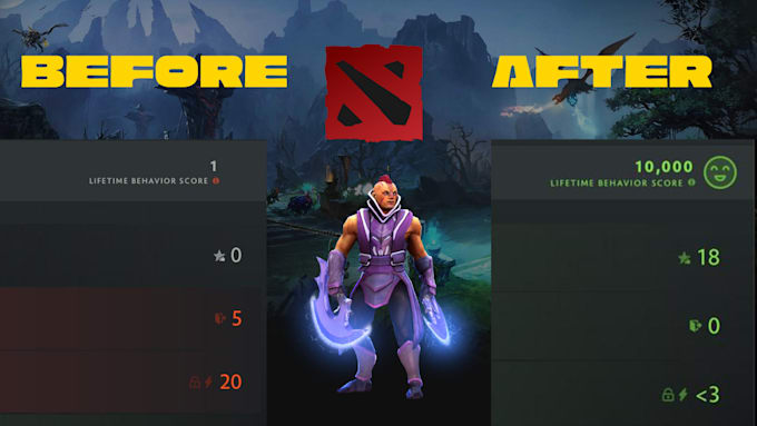 Help you to increase your dota 2 behavior score by Kaanes | Fiverr