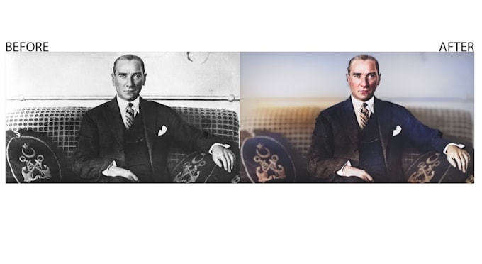 Colorize your old photos without color by Nixorde_ | Fiverr