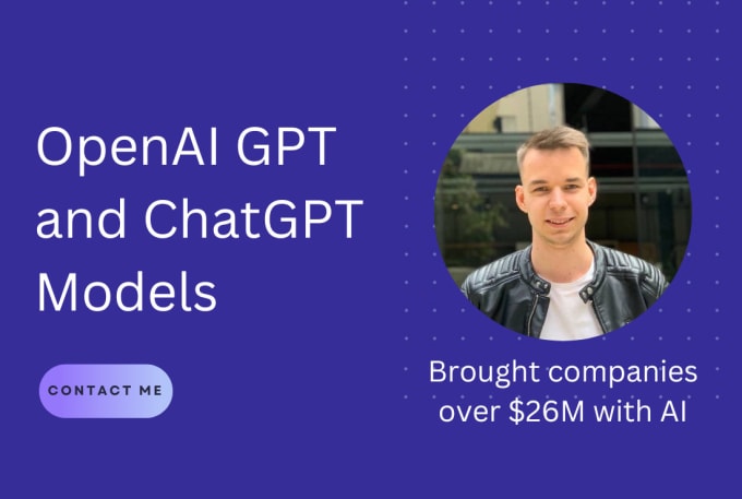 Build a gpt, chatgpt, openai or gpt3 model for you by Aiandml | Fiverr