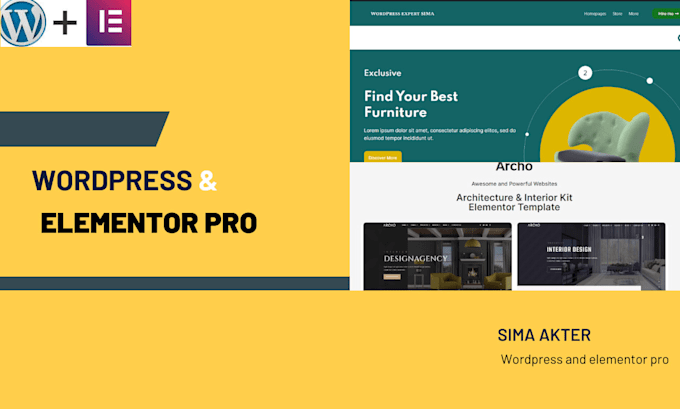 Create a responsive single wordpress website with elementor by Sima_7395 | Fiverr