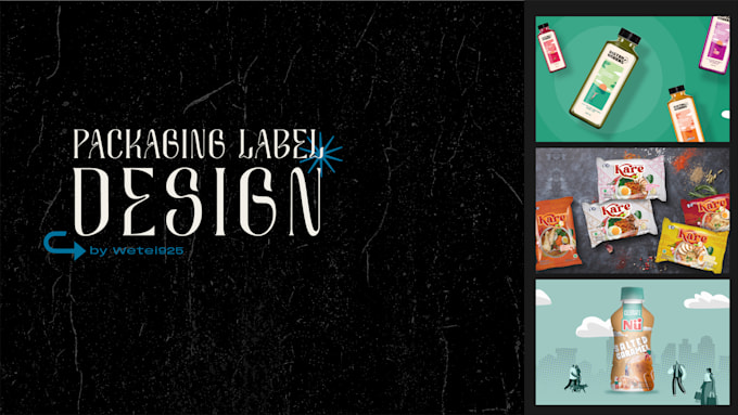 Do amazing packaging label for your hype coffee shop by Wetei925 | Fiverr