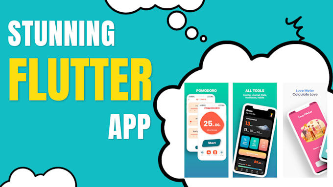 Develop stunning uiux flutter apps for your business needs by Jolan94 | Fiverr