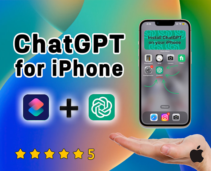 Install chatgpt on your iphone, personalized setup by Santiagoalmo | Fiverr