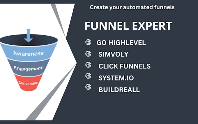 Setup your online course funnel using simvoly and clickfunnels, kajabi ...