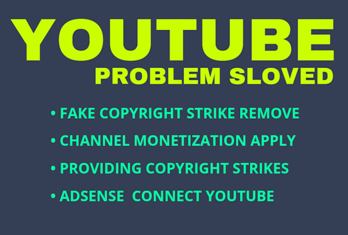 Youtube all problem solved by Khalied58 | Fiverr