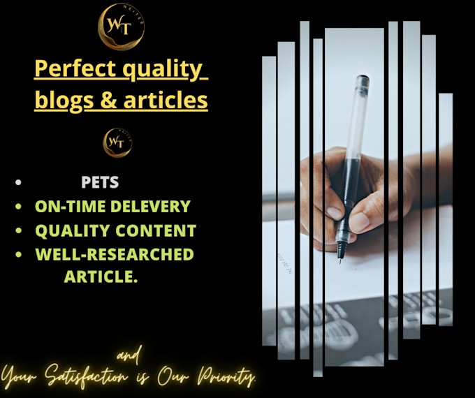 Write the perfect article about pets by Simoyi | Fiverr