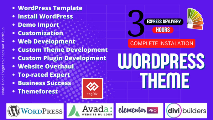Install wordpress theme, setup theme, do customization by Farrukhamin1 ... Install wordpress theme, setup theme, do customization by Farrukhamin1 ...