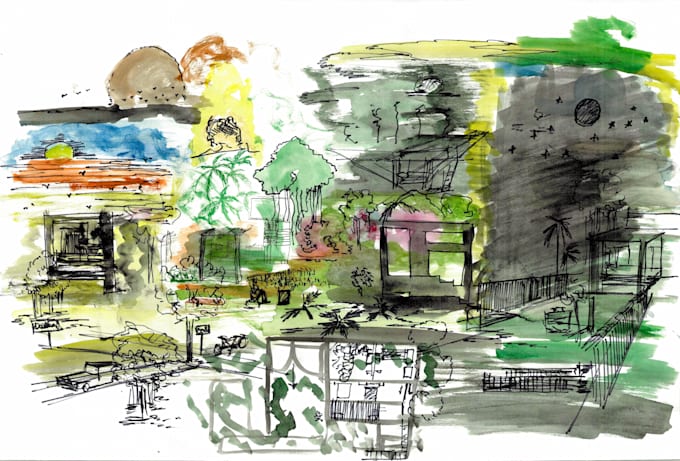 Create architectural design and presentation drawing by Savan_ramani ...