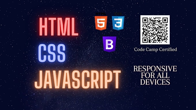 Design Frontend Of Your Website Using Html Css Javascript By