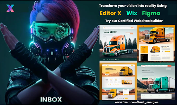 Do top notch website design using wordpress, wix, webflow, editor x, and wix by Trust_energies ...