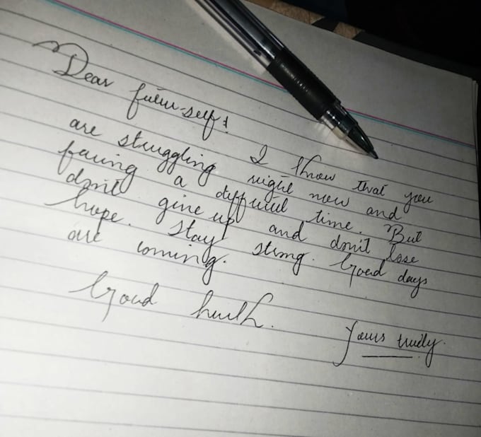 Write letters, notes and assignments in my handwriting by ... Write letters, notes and assignments in my handwriting by ...