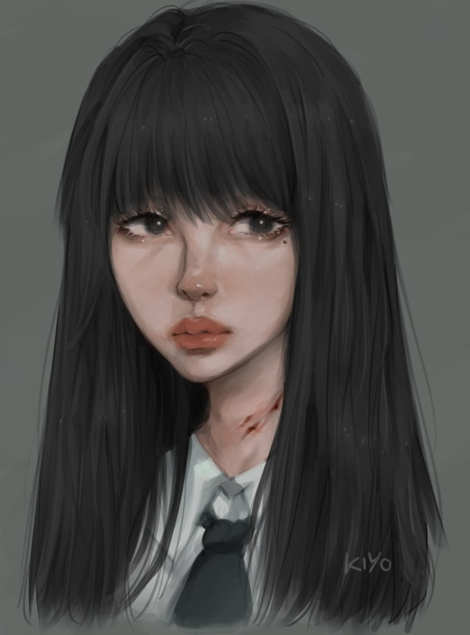 Create a stylized digital drawing by Okkiyo | Fiverr