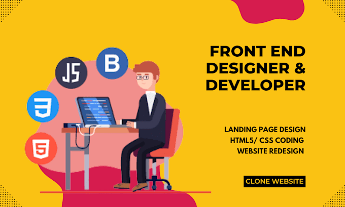 Do Front End Design Front End Websitehtml Css Bootstrap Expert By Bejoyendroprosh Fiverr 