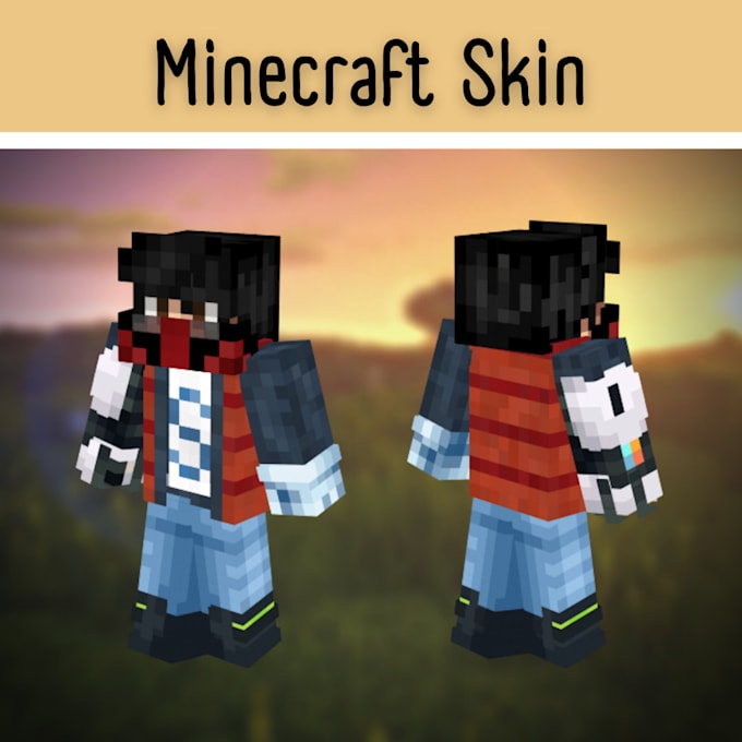 Custom minecraft skins, unique look, delivered for use in game by ...