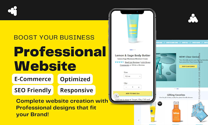 Do professional business website design nd responsive layout by ...