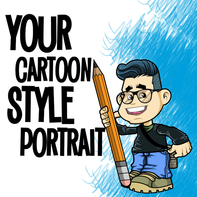 Make cartoon style portraits of the face or full body by Drawjo84 | Fiverr