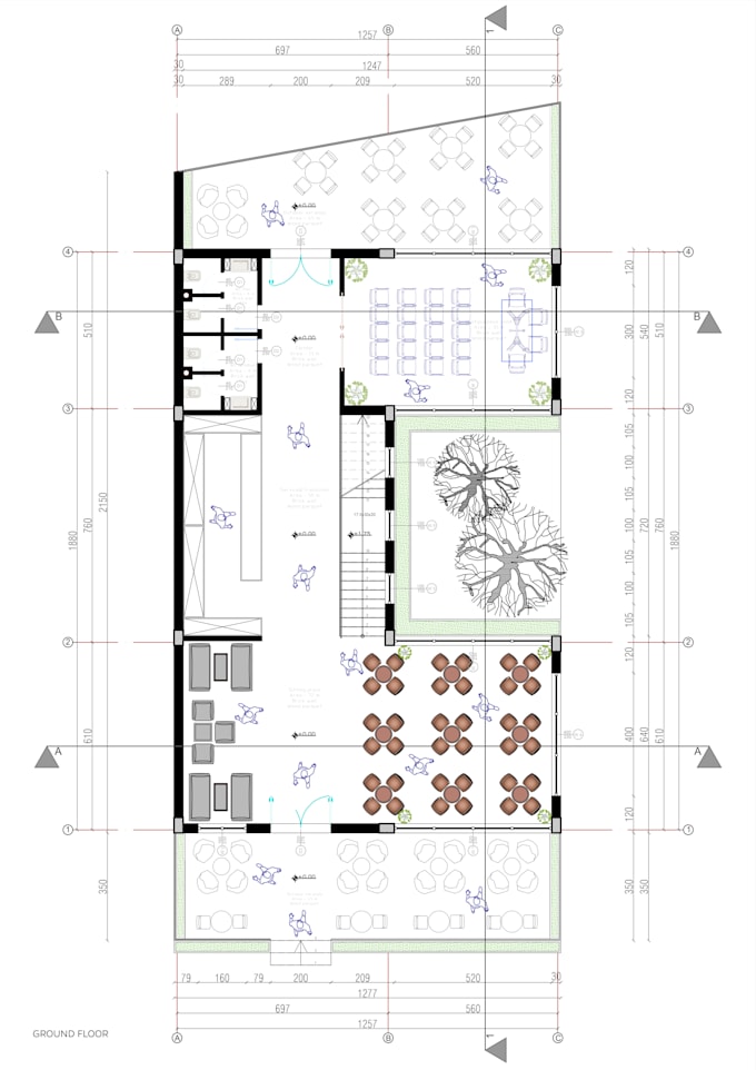 Make complete 2d architectural drawings in autocad 2d by ...