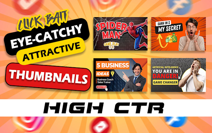 Create attractive and eye catchy youtube thumbnail designs by Bilalism0 ...