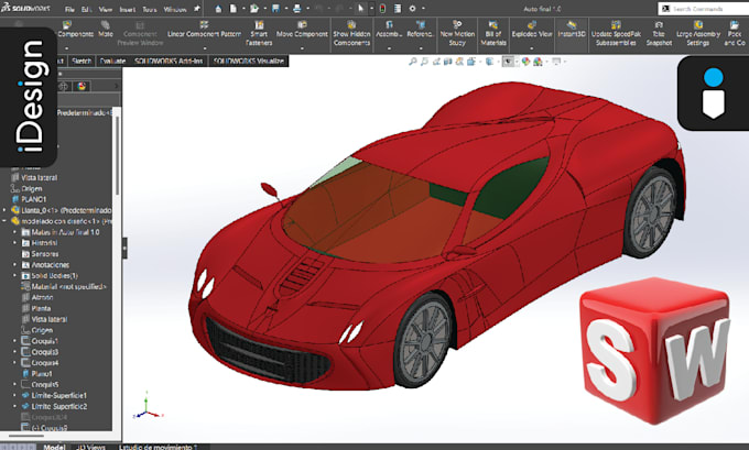 Create 3d Models In Solidworks By Alex Apf Fiverr