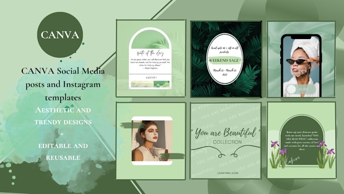 Create editable and reusable canva instagram posts and templates by ...