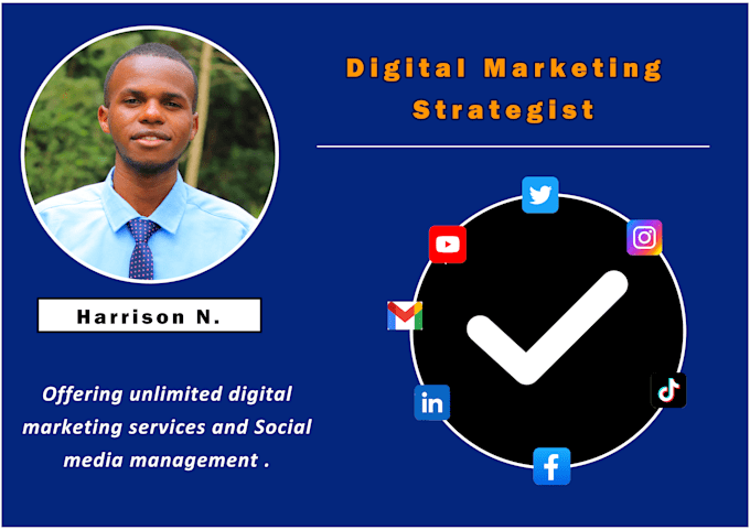 Manage your digital marketing effectively by Harrison1010 | Fiverr