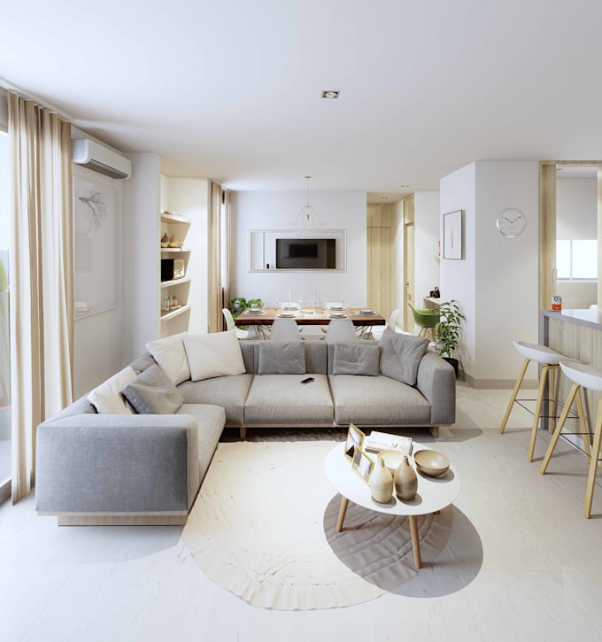 2d rendering, 360 rendering by Josetemoche_25 | Fiverr