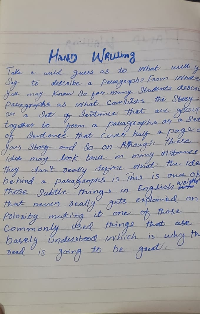 Handwrite notes and letters by Mysmartlaptop | Fiverr