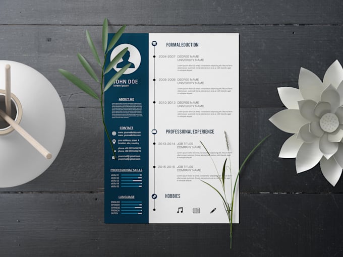 Write and edit professional creative modern executive ats resume and cv ...