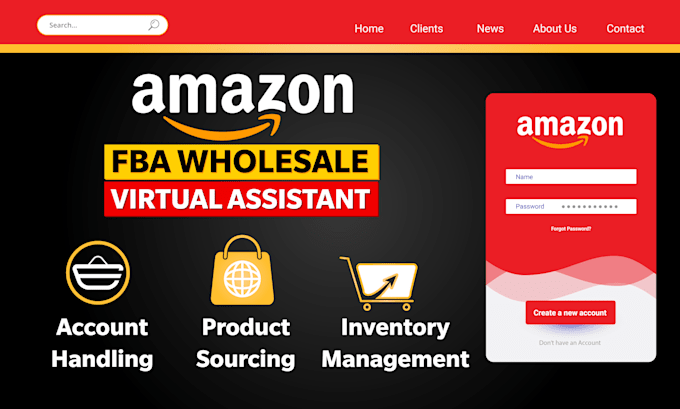 Be your amazon fba wholesale virtual assistant by Amzvaemployment | Fiverr