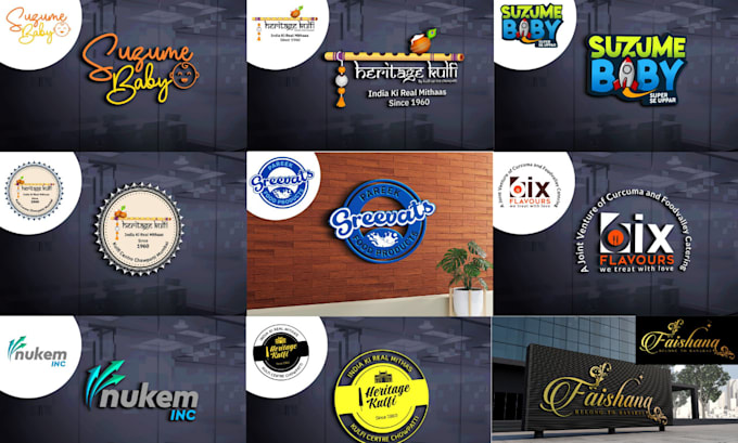 Design a 2d or 3d logo for your brand and business by Shubham_social ...