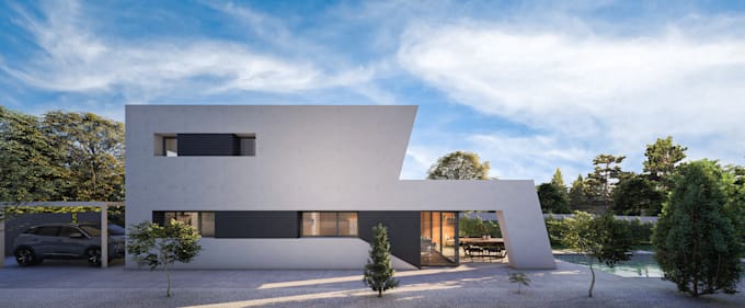 Make your building in a 3d render by Manueldelacalle | Fiverr