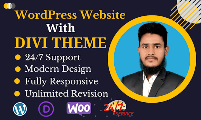 Build modern wordpress website using divi theme by Devsarower | Fiverr Build modern wordpress website using divi theme by Devsarower | Fiverr