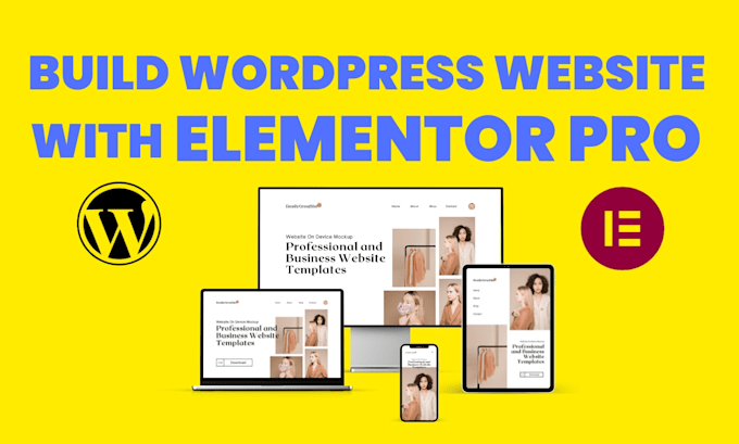 Build a responsive wordpress website using elementor pro by Rabby2day | Fiverr