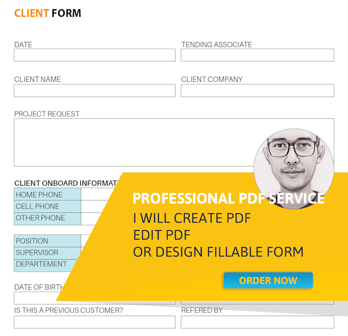 Create professional pdf fillable form, clean and fast by ...