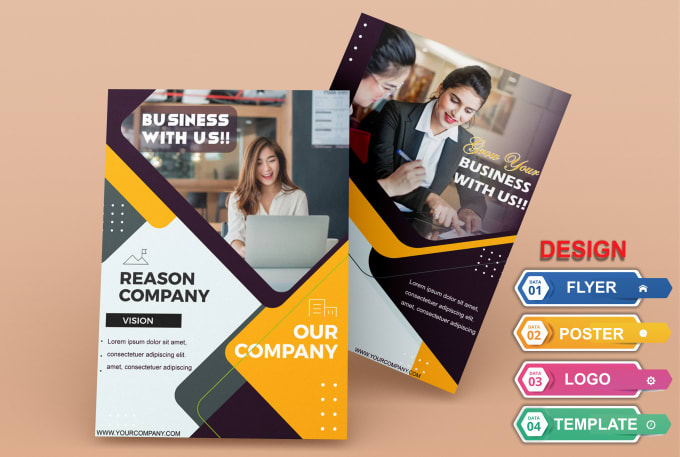 Design perfect flyer for business or any posters in 5 hr by Mukhtar426 ...
