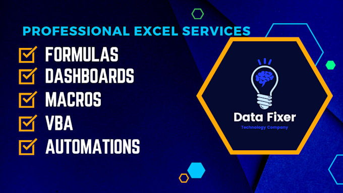 Deliver dynamic excel formulas, vba and dashboards by Talal_faiz | Fiverr