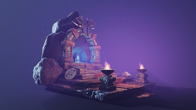 Create stylized 3d models, game props by Frantozig | Fiverr