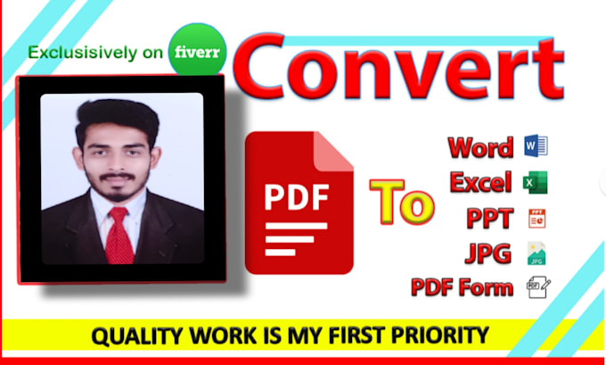 Convert pdf to word, pdf conversion, copy typing and excel by ...