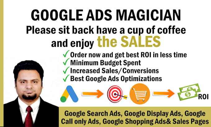 Setup, manage and optimize google search ad campaigns by Themarketeer7 | Fiverr