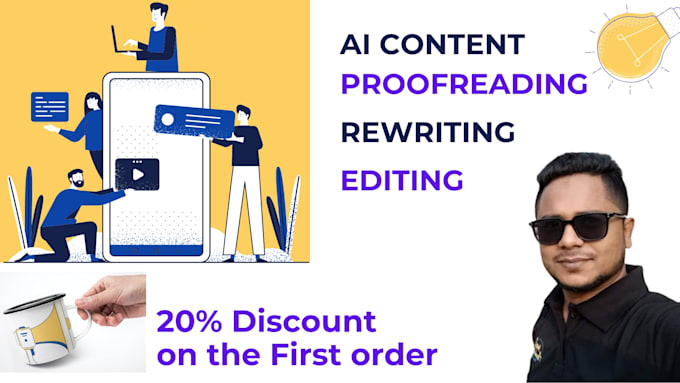 Do proofreading and editing your ai generated content by Khairul_cloud | Fiverr