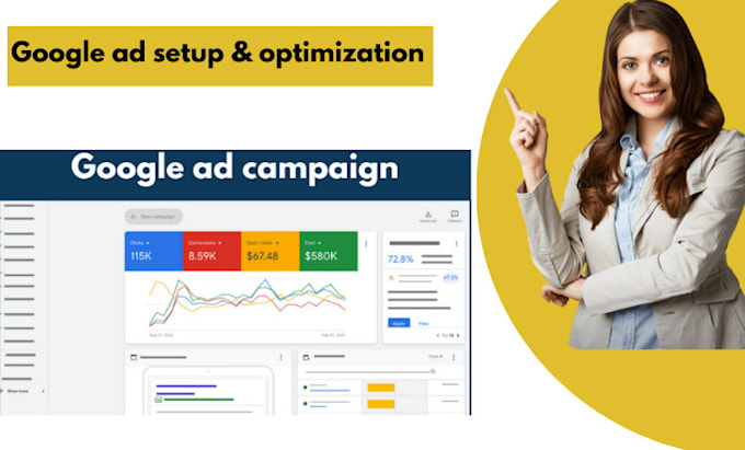 Create and setup your google search campaign and optimize ad by ...