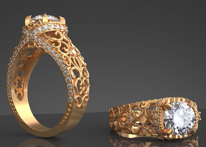 Create 3d cad jewelry design by Arphaycad | Fiverr