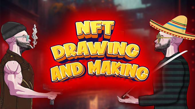 Draw and create 10,000 nfts for you by Ciwone | Fiverr