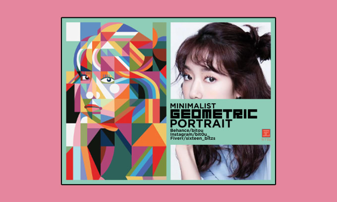 Make your photos into minimalist geometric portrait by Sixteen_bitzs ...